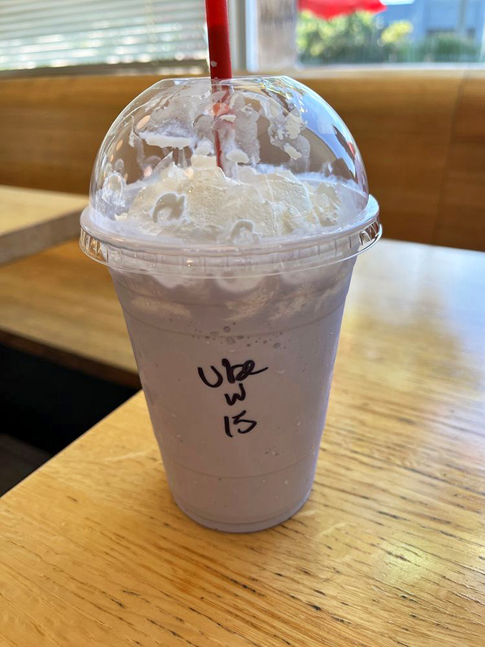 The Ube shake: California's purple-hued answer to the question, "Can milkshakes actually improve your life?" (Spoiler alert: yes, they can.)