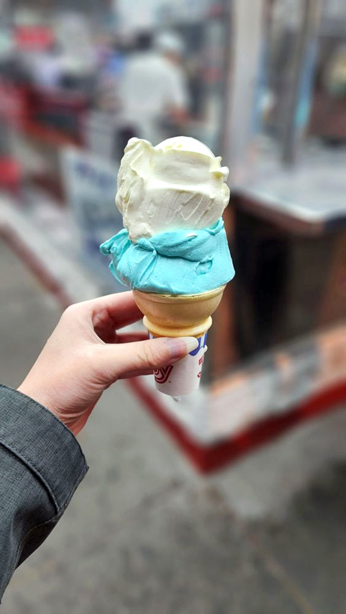 Blue Moon and vanilla custard stacked like a delicious meteorological event&mdash;Wisconsin's answer to the question "What does summer taste like?"