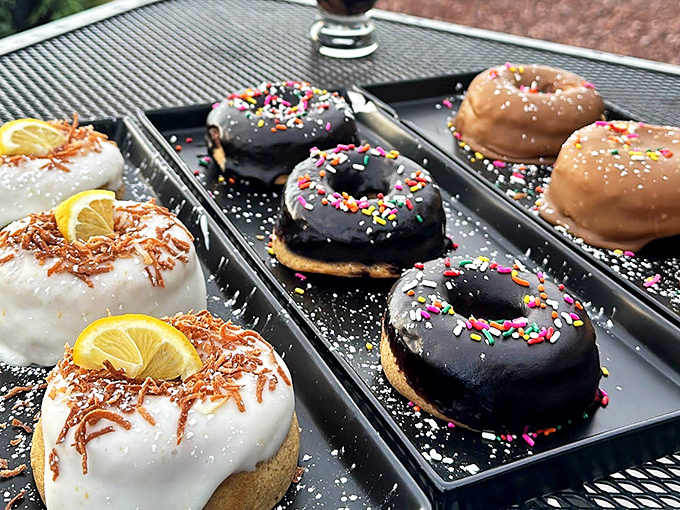 These aren't just donuts&mdash;they're edible art. The chocolate-glazed beauties with sprinkles might make you weep with joy. 