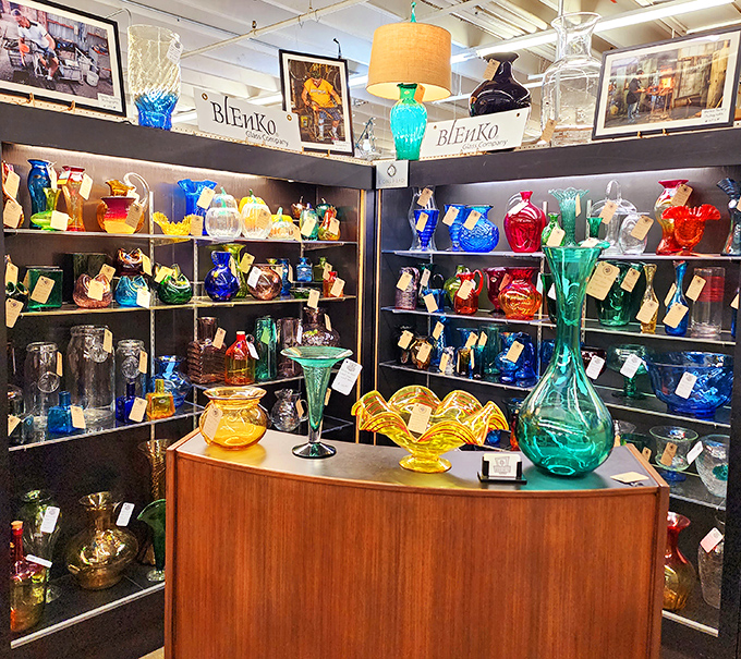 These vases have held more flowers than a royal wedding, each one waiting to brighten someone's dining table again.