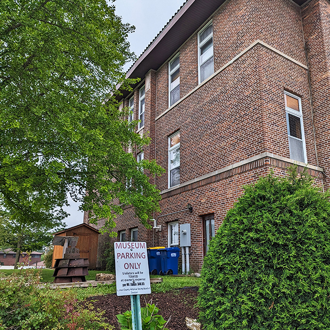 The Vernon County Museum building has that "I've seen some things" vibe that only century-old brick structures can truly pull off.