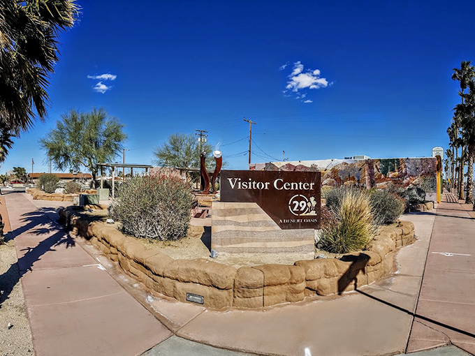 The Visitor Center stands ready to unlock Joshua Tree's secrets, one trail map and friendly ranger at a time.