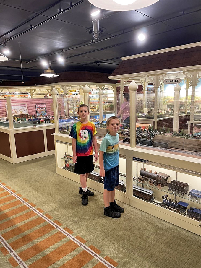 Young engineers-in-training discover the magic that captivated their grandparents' generation, proving some joys truly are timeless.