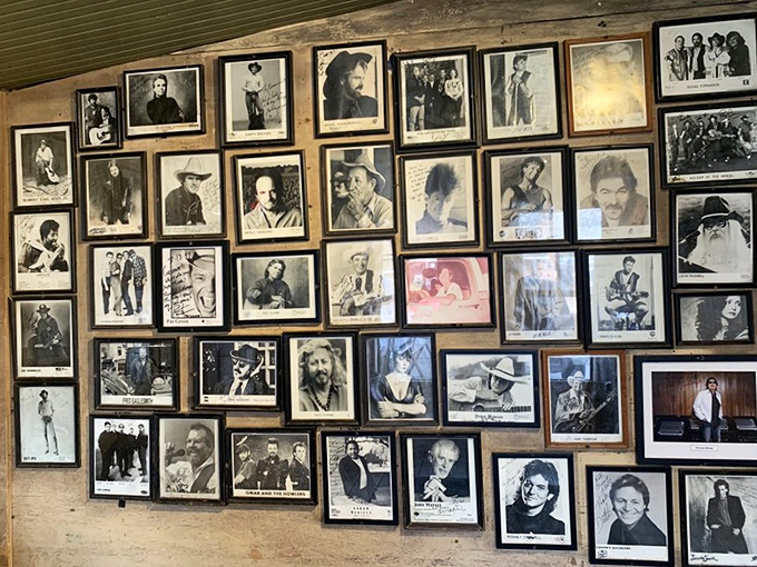 A wall of fame that puts Hollywood to shame&mdash;each photo represents a night when musical magic happened right here on that humble stage.