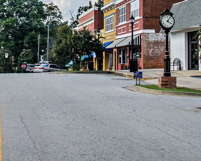 That town clock isn't just keeping time&mdash;it's preserving it, standing sentinel over a Main Street where rushing is still considered impolite.