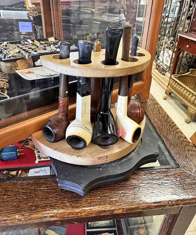 The gentleman's smoking station &ndash; when selecting your evening pipe was as ceremonial as choosing a fine wine or crafting the perfect martini.