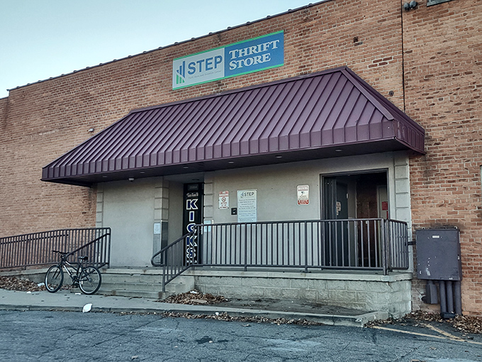 This unassuming entrance might not look glamorous, but like any good treasure map, the modest exterior hides the riches within.