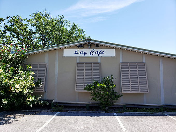 The Bay Caf&eacute;'s unassuming exterior hides what locals know: paradise doesn't need fancy packaging when the food speaks volumes.