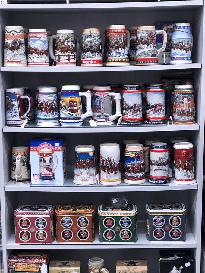 The Budweiser Clydesdale collection that proves beer memorabilia can be an investment strategy. Your 401(k) advisor never mentioned this option.
