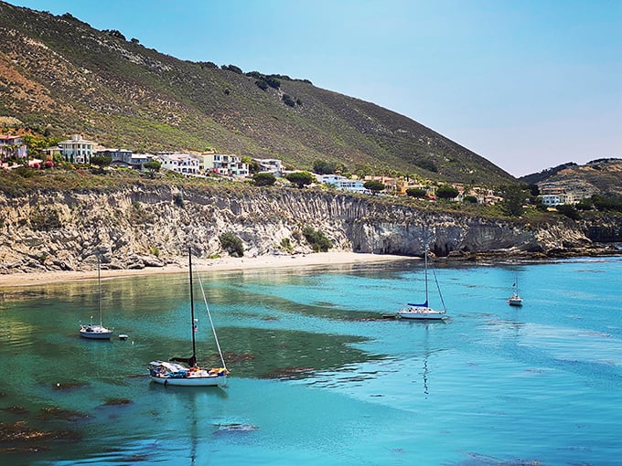 The kind of turquoise water that makes you question why you ever bothered with Caribbean vacations when this was here all along.
