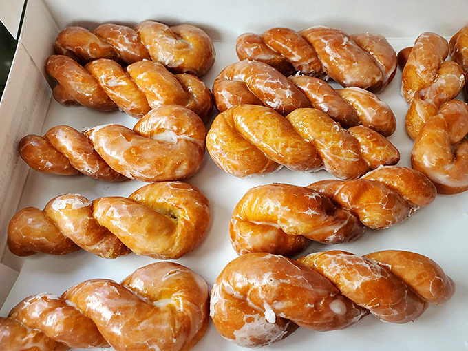 Twisted perfection! These glazed bow tie donuts are the neckwear you'll actually want to wear... around your taste buds.