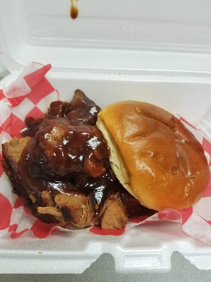 The brisket sandwich doesn't just satisfy hunger; it creates a spiritual experience. That sauce-soaked bun should be in a museum of culinary art.