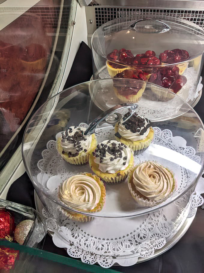 The dessert case reads like a sweet novel where every chapter ends with "and then you order seconds."