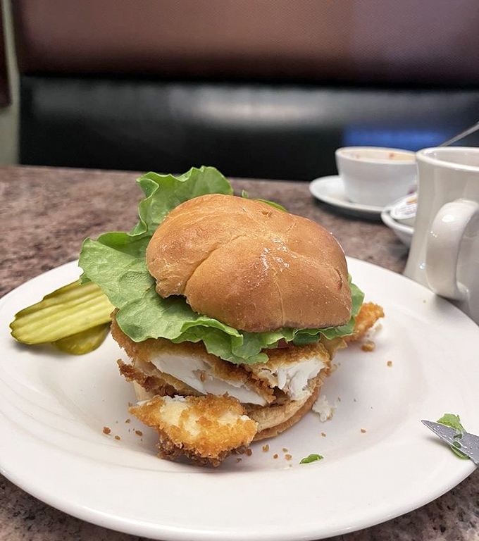 The legendary chicken sandwich in all its glory. Crispy, juicy, and perfectly proportioned&mdash;this is what food dreams are made of.