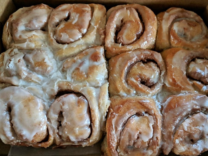 These cinnamon rolls could make a grown person weep tears of pure joy and sugary bliss.