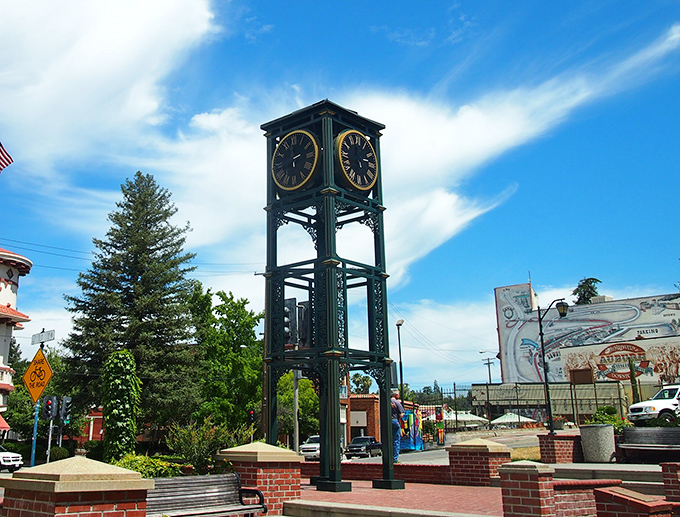 Downtown's clock tower keeps perfect time in a place where slowing down is actually the point&mdash;a Victorian timepiece for our hurried modern souls.