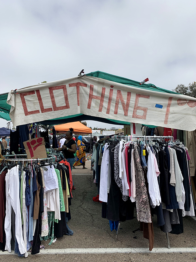 The clothing section where fashion meets frugality, and your closet gets a second chance at happiness.