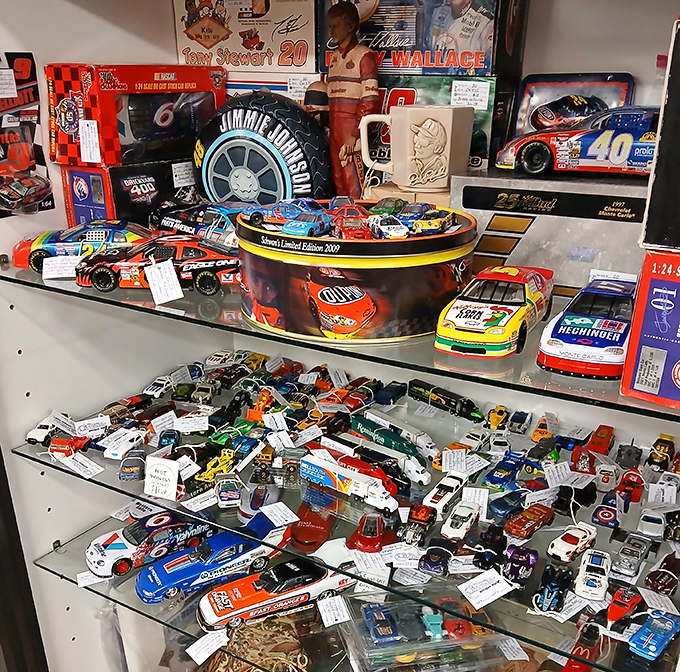 NASCAR heaven for the speed enthusiast! These miniature racers might not hit 200 mph, but they'll drive your collection to new heights.