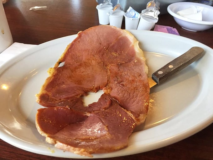 Country ham that's been cured longer than some marriages last. This isn't breakfast meat&mdash;it's a Southern tradition on a plate.