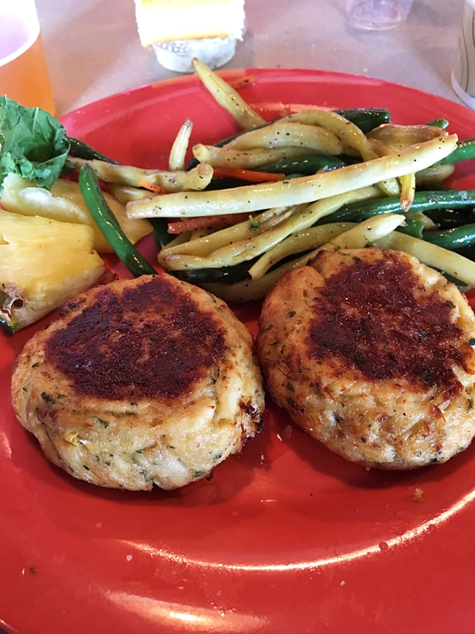 Crab cakes that are all meat, no filler. These beauties are the Meryl Streep of seafood&mdash;consistently excellent and never disappointing.