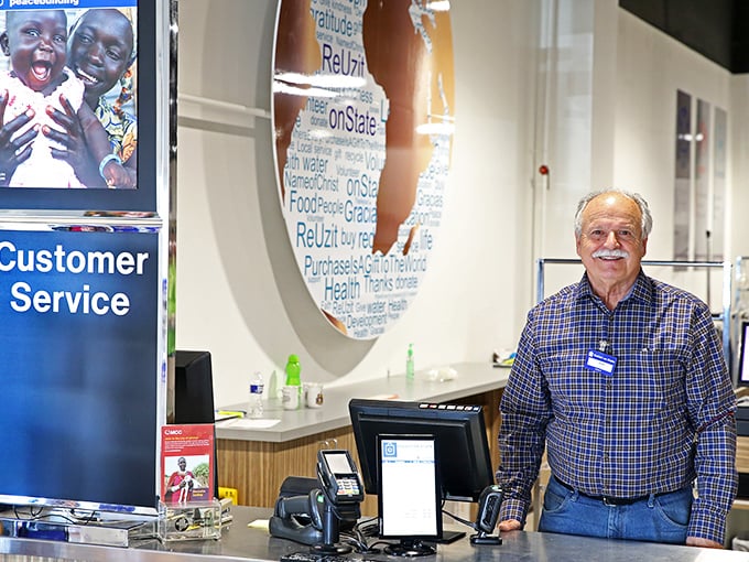 The friendly volunteers are the heart of ReUzit, bringing warmth and knowledge that no big-box store could ever replicate.