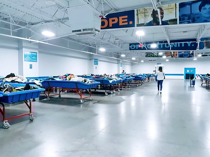 The spacious interior features inspirational messaging about achievement and potential. Shopping with purpose&mdash;the ultimate retail therapy.