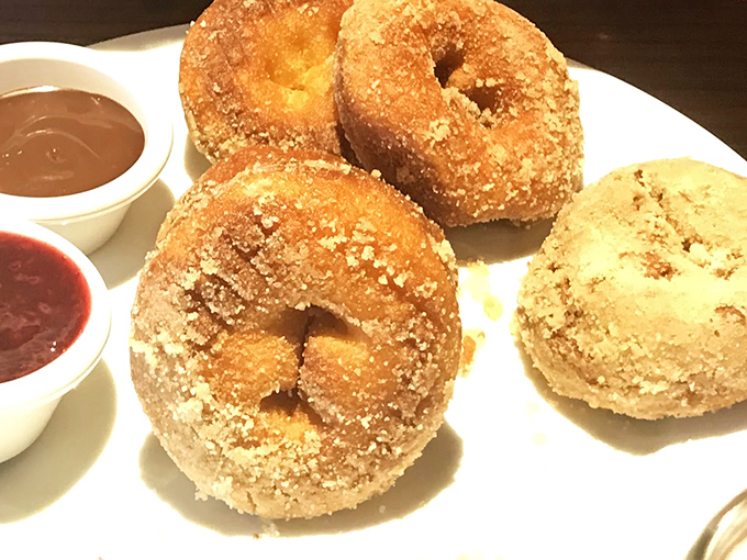 Donuts that make you question why we ever relegated them to breakfast. These sugar-dusted rings of joy are dessert's answer to "but what comes after barbecue?"
