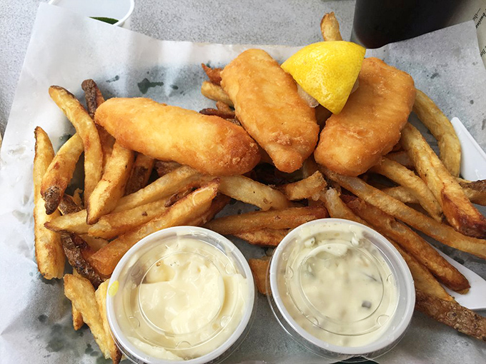 Golden-battered fish and hand-cut fries that would make Neptune himself swim upstream to Hillsboro for just one more heavenly bite.