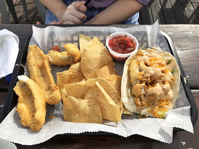 These fish tacos prove that sometimes the best fusion happens right on your taste buds.