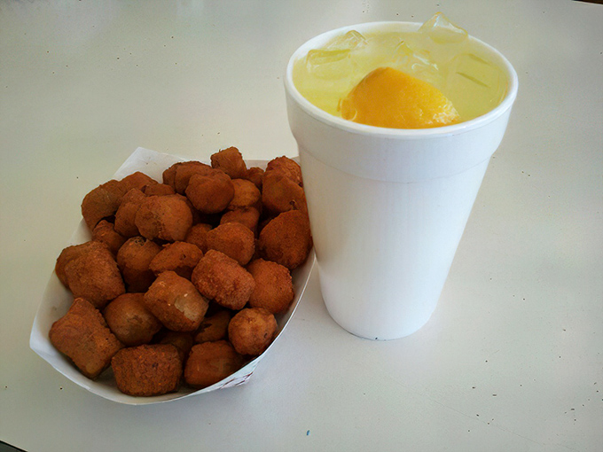 Hush puppies and sweet tea - the unofficial state currency of Georgia. Simple pleasures that speak volumes about Southern hospitality.