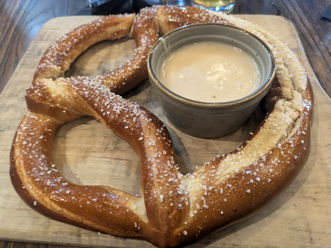 This pretzel could double as a life preserver, but you'll want to dive right into its salty, chewy perfection instead.