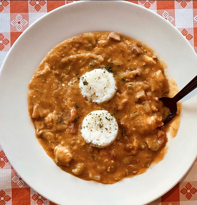 Not all heroes wear capes&mdash;some come in bowls with rice islands. This gumbo is what comfort tastes like after a long day. 
