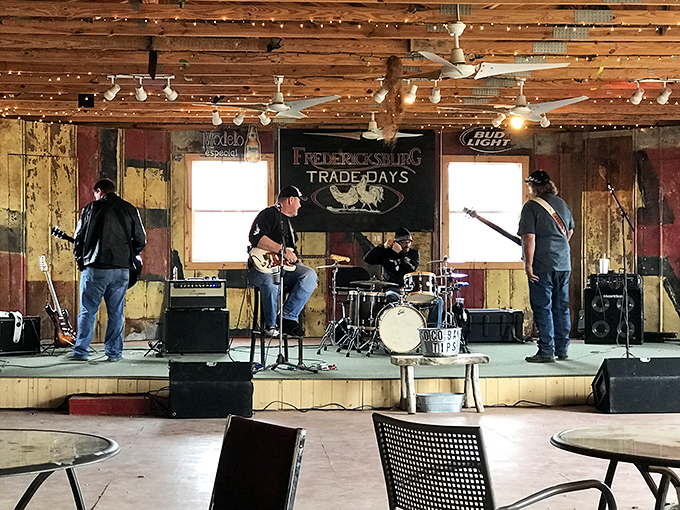Live music transforms shopping into an experience. Nothing says "Texas afternoon well spent" like bargain hunting with a soundtrack.