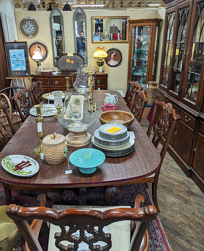 Grandma's entire kitchen lives here, minus her secret recipe but with all the vintage charm intact.