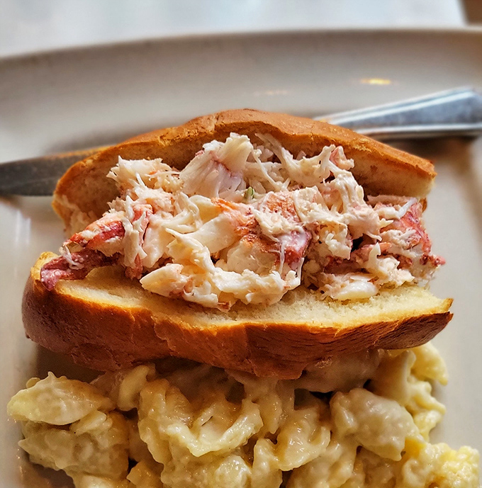 The lobster roll that launched a thousand return trips&mdash;pure Maine magic nestled in a perfectly toasted bun, no passport required.
