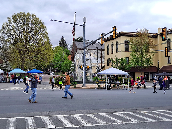 The Renaissance Jamboree transforms Main Street into a vibrant community celebration, where neighbors become friends over funnel cakes and local crafts.