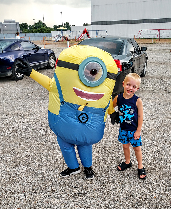 Where else can you watch a movie with a Minion? Special character appearances make family nights even more memorable for the little ones.