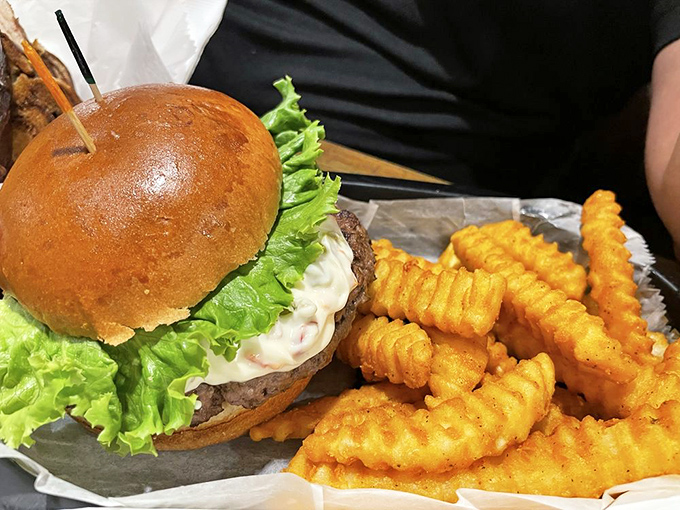 The olive burger in all its glory &ndash; a Michigan tradition that makes outsiders scratch their heads until that first magical bite.