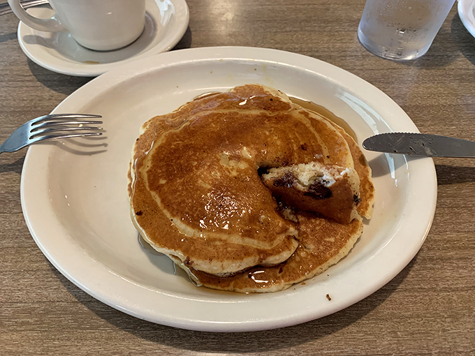 These pancakes don't need Instagram filters&mdash;they've been photogenic since before phones had cameras, golden-brown with that perfect butter melt.