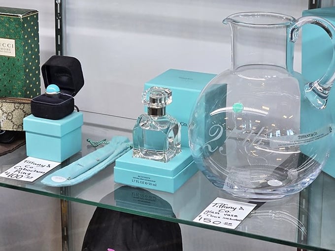 Luxury finds at non-luxury prices. This Tiffany collection proves that someone else's "I'm over it" can become your "I can't believe I found it!"