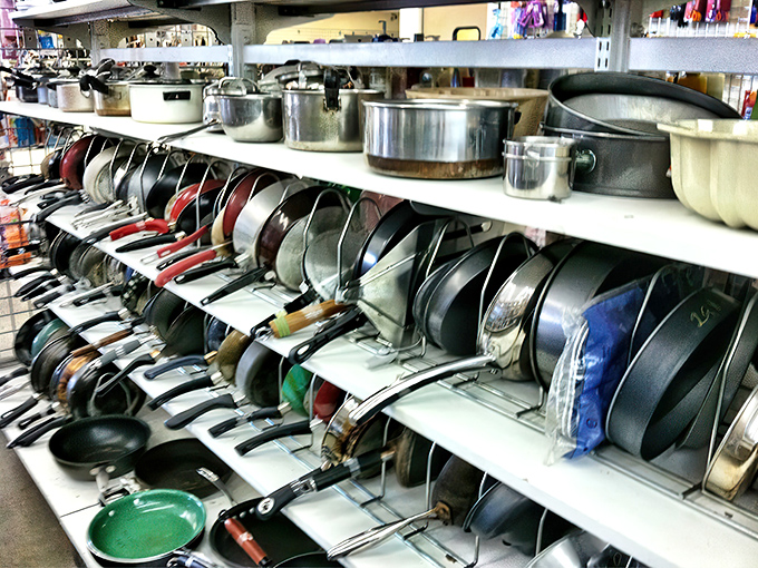 Julia Child would have a field day here. These battle-tested pans have probably cooked more Sunday dinners than you've had hot breakfasts. 