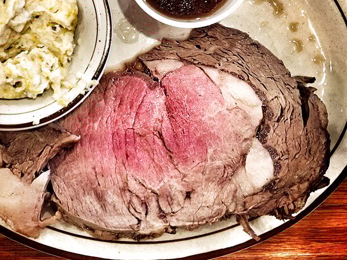 Prime rib so tender and perfectly cooked, it makes you wonder why you'd ever order anything else. The side of mashed potatoes isn't just a side&mdash;it's a co-star.
