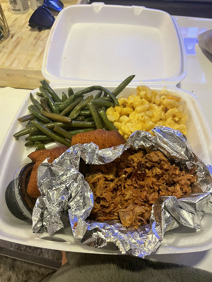 When your takeout container needs reinforcement, you know you've struck barbecue gold &ndash; this is comfort food at its finest.