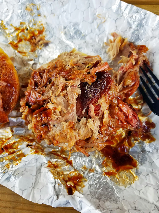 Pulled pork that doesn't just fall apart&mdash;it surrenders completely. This isn't just meat; it's a time capsule of smoke, patience, and barbecue wisdom.