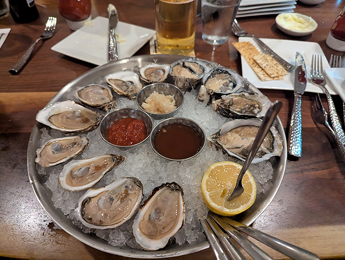 Fresh oysters on the half shell &ndash; nature's little ocean treasures served up Key West style.