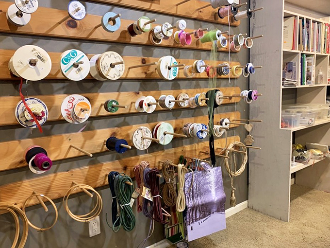 Crafters' paradise! These spools of possibility could transform your Pinterest fails into frame-worthy successes without breaking the bank.