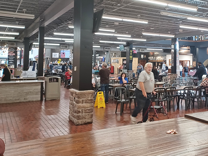 The food court buzzes with shoppers recharging between discoveries. Nothing fuels treasure hunting like comfort food and people watching.