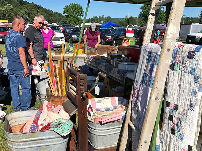 Serious collectors examine handmade quilts with the focus of art appraisers, knowing that grandmother's craftsmanship never goes out of style.