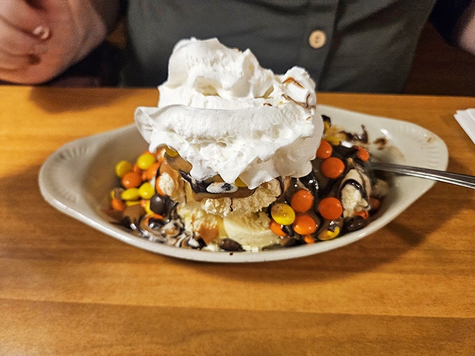 Some artists work with paint, others with marble. At Taggarts, they sculpt with ice cream, chocolate, and what appears to be pure joy.