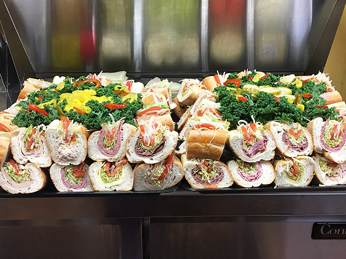 When your sandwich shop surprises you with sushi - because variety truly is life's greatest spice.